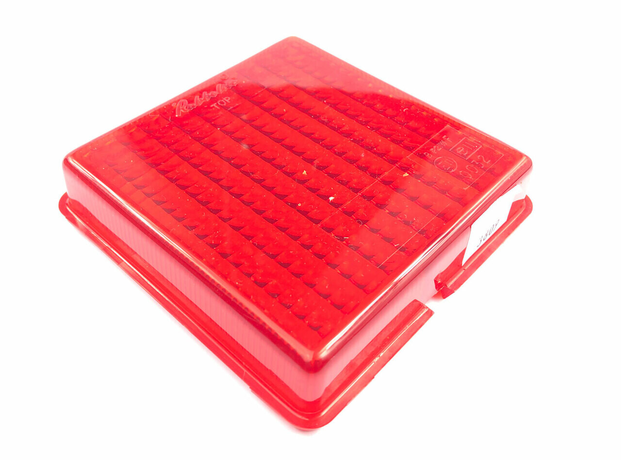 Rubbolite Square Red Fog Lens - P06770/F