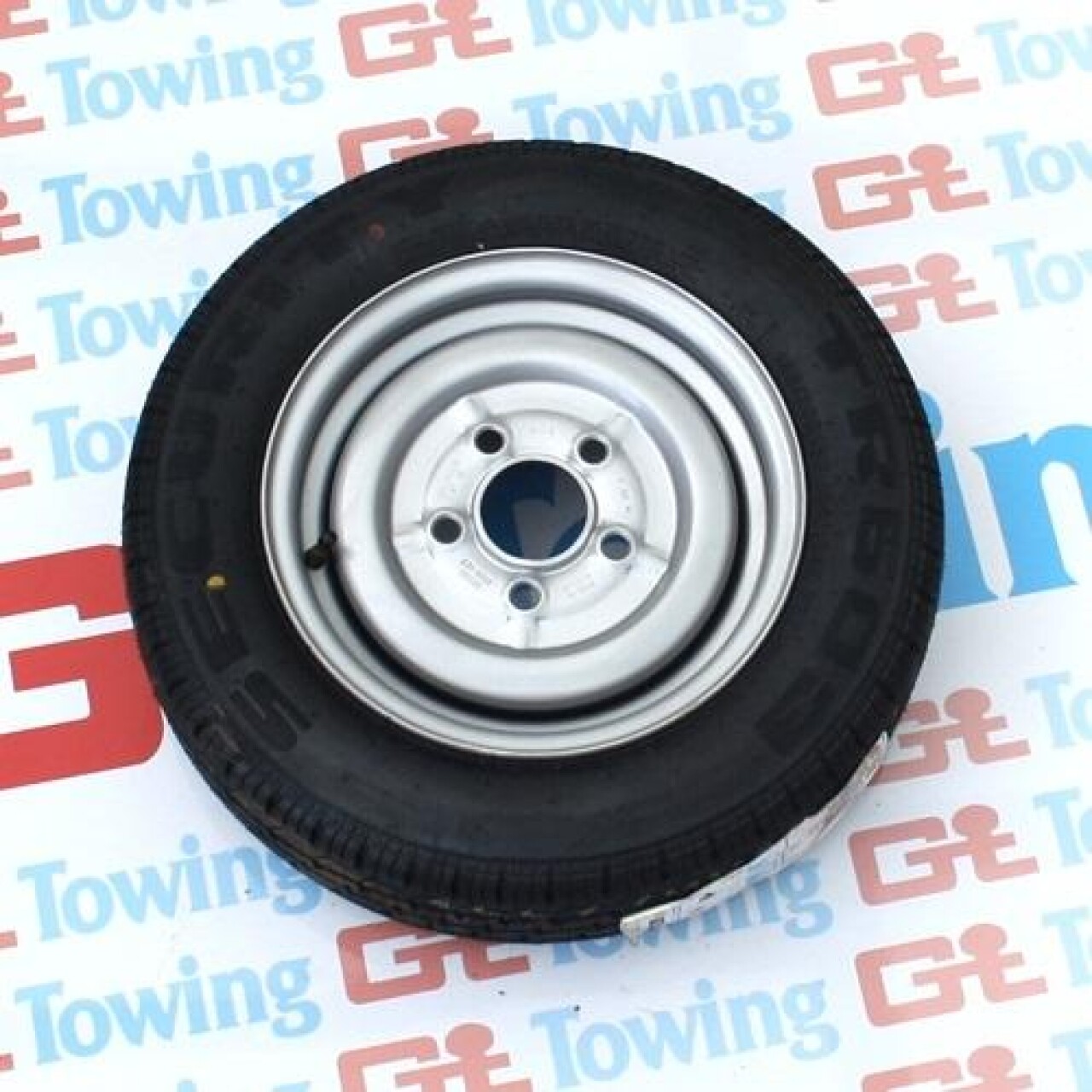 155/70 R12 10Ply Tyre fitted onto a 12" 4.5J ET30 Rim