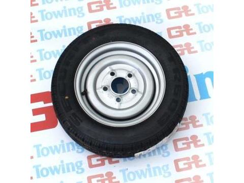 155/70 R12 10Ply Tyre fitted onto a 12" 4.5J ET30 Rim